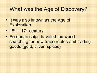 Age Of Discovery | PPT