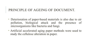 Aging of Documents - Questioned Document | PPTX