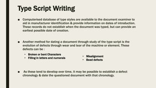 Age of document ppt mansi | PPTX