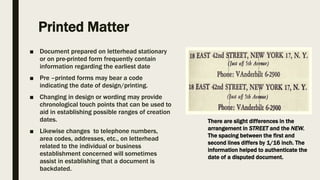 Age of document ppt mansi | PPTX