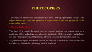 Age of documents (Questioned Document) | PPTX