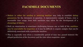 Age of documents (Questioned Document) | PPTX