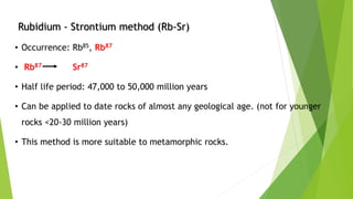 Age of earth determination | PPTX
