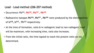 Age of earth determination | PPTX