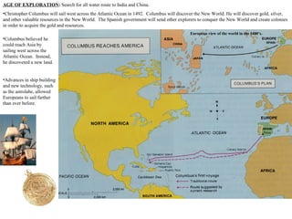 Age of exploration internet review pp | PPT