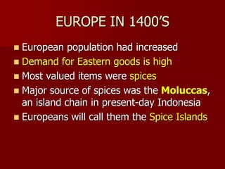Age of exploration powerpoint | PPT