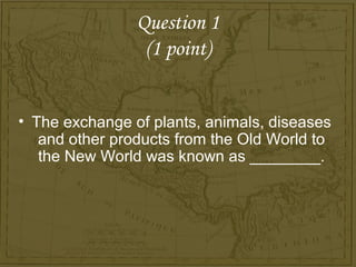 Age of exploration review | PPT