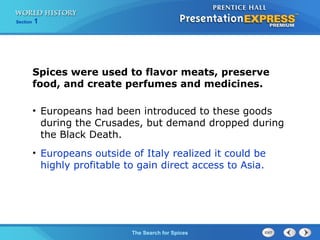 Age of exploration, section 1 | PPT