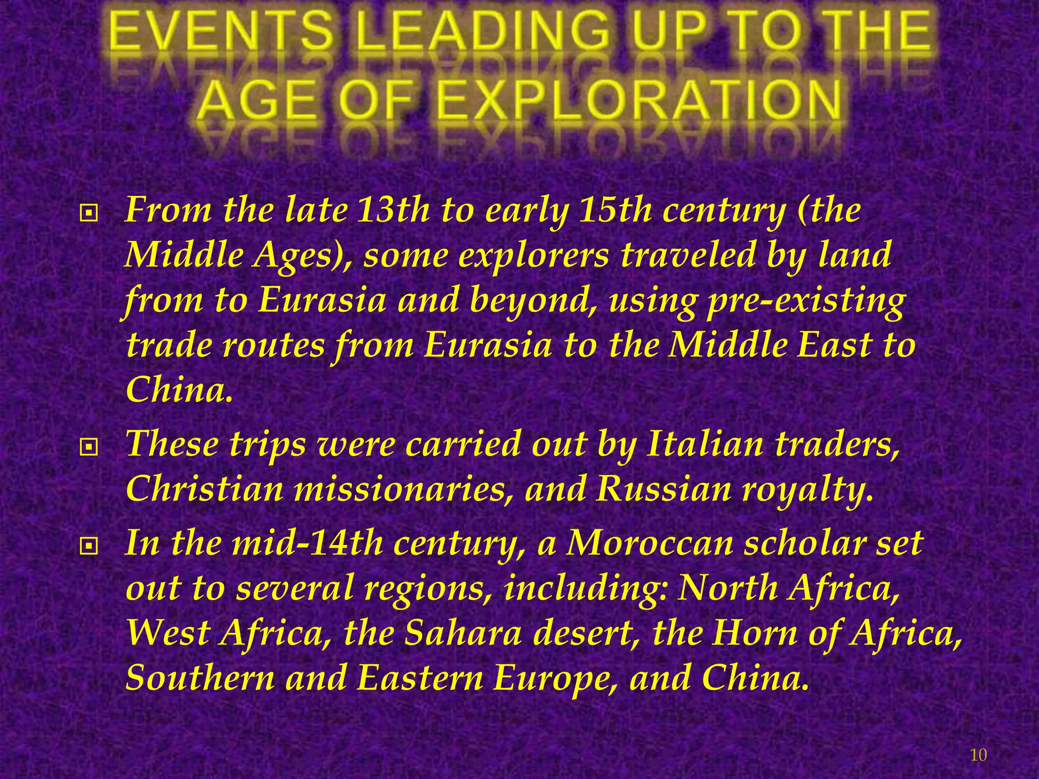 Age of explorations ppt | PPTX