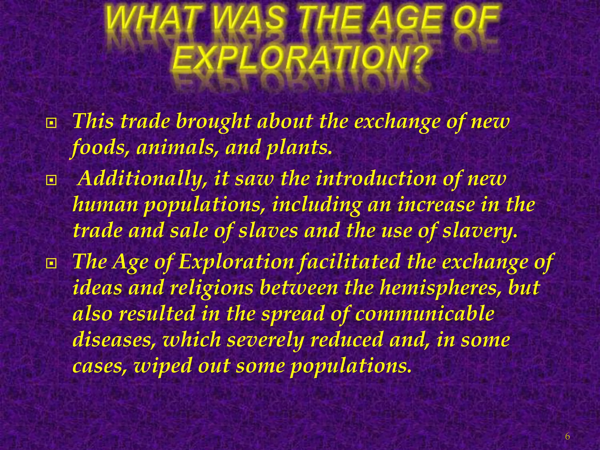Age of explorations ppt | PPTX