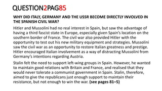 CAMBRIDGE AS HISTORY REVISION - AGE OF EXTREMISM: QUESTIONS AND ANSWERS ...