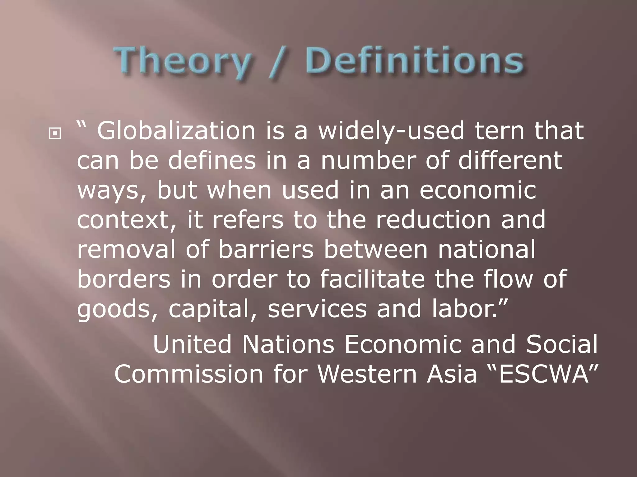 Age of globalization | PPTX