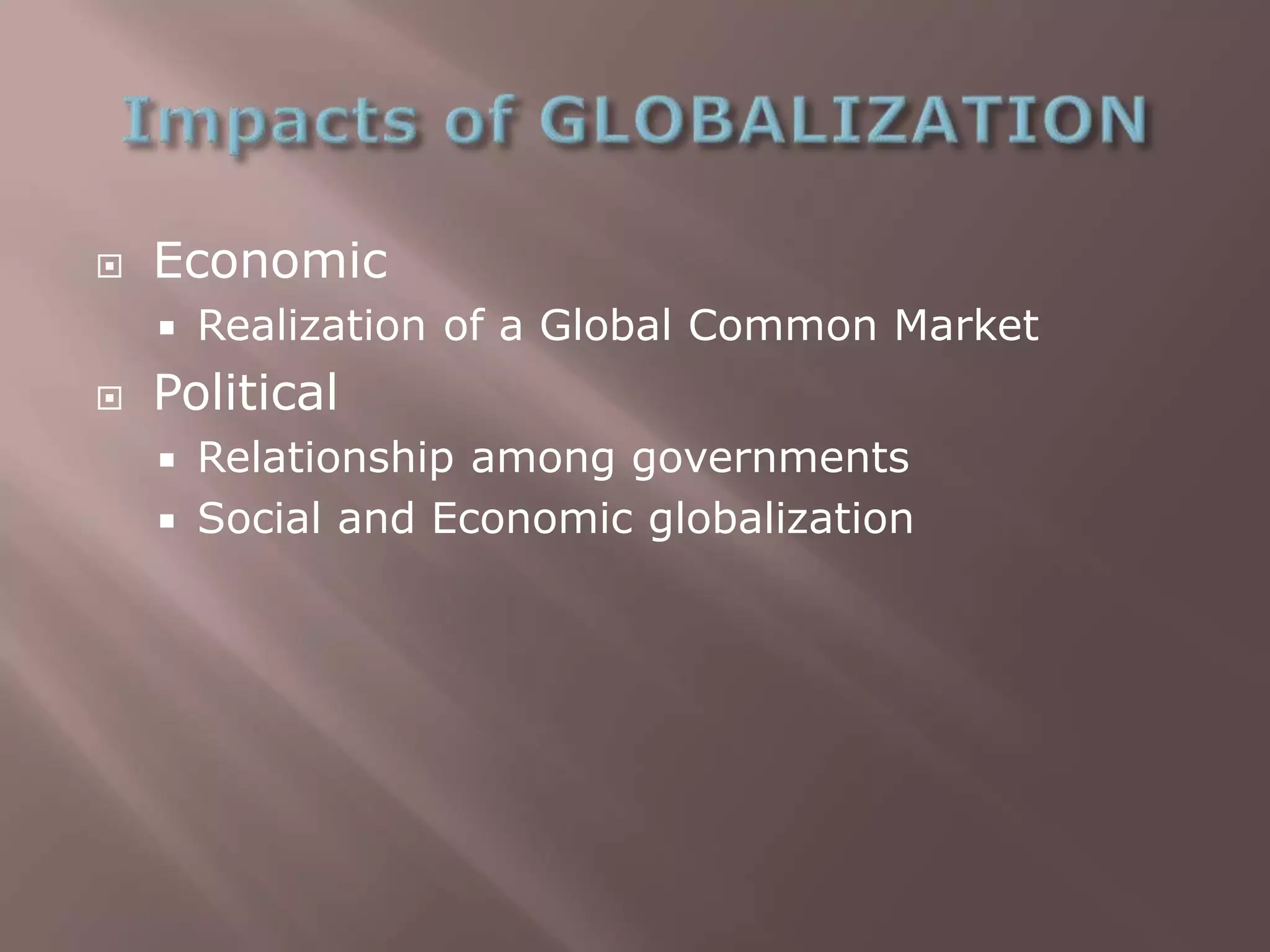 Age of globalization | PPTX