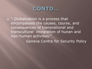 Age of globalization | PPTX