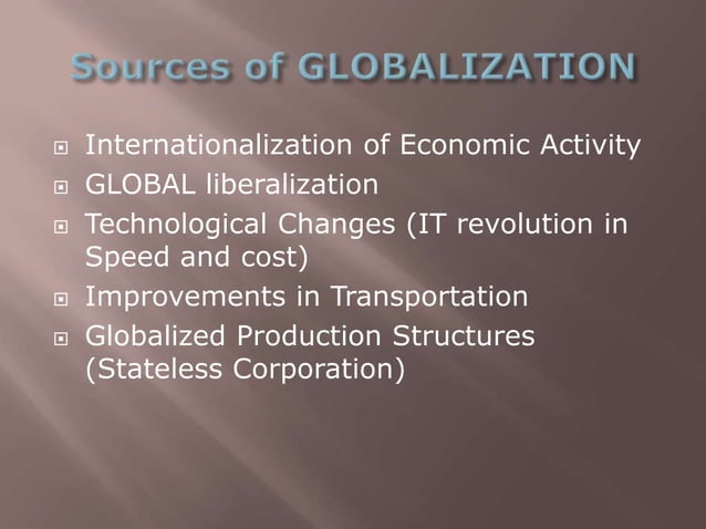Age of globalization | PPTX