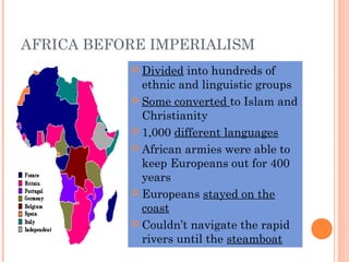 Sphere Of Influence Imperialism In Africa