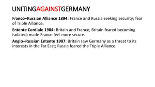CAMBRIDGE AS HISTORY REVISION - AGE OF IMPERIALISM: 1.4 THE ALLIANCE ...