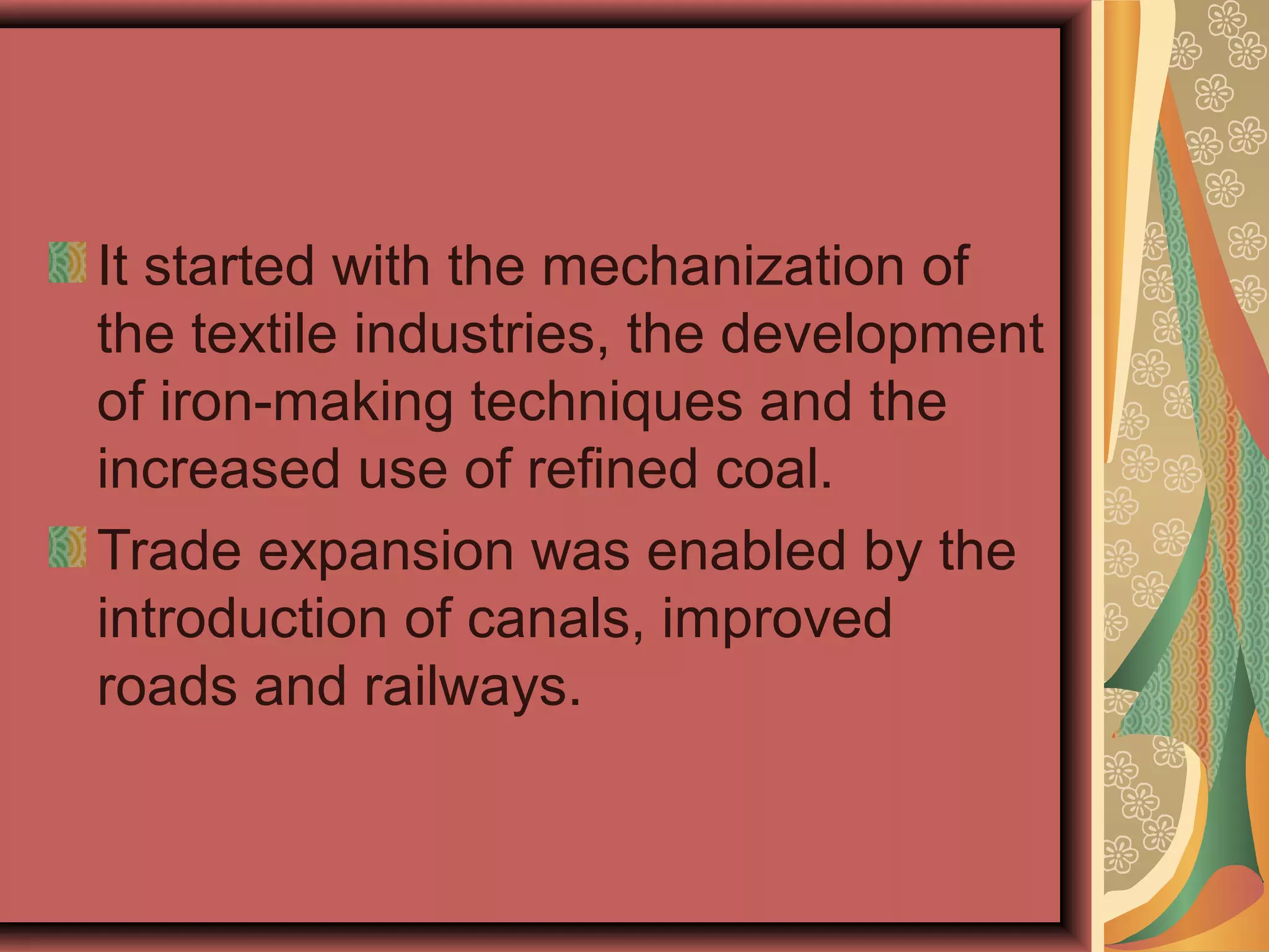 Age of industrialisation | PPT