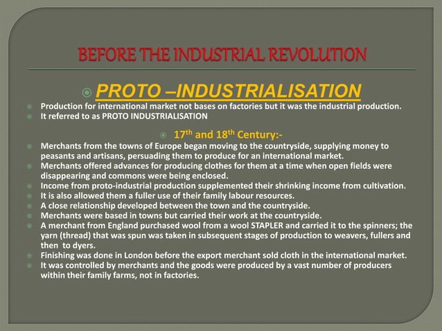 Age of Industrialisation Ch 5 History | PPT