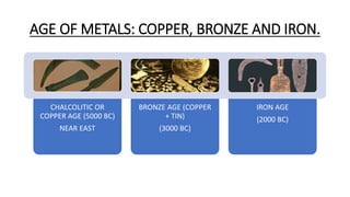 PREHISTORY: AGE OF METALS | PPT