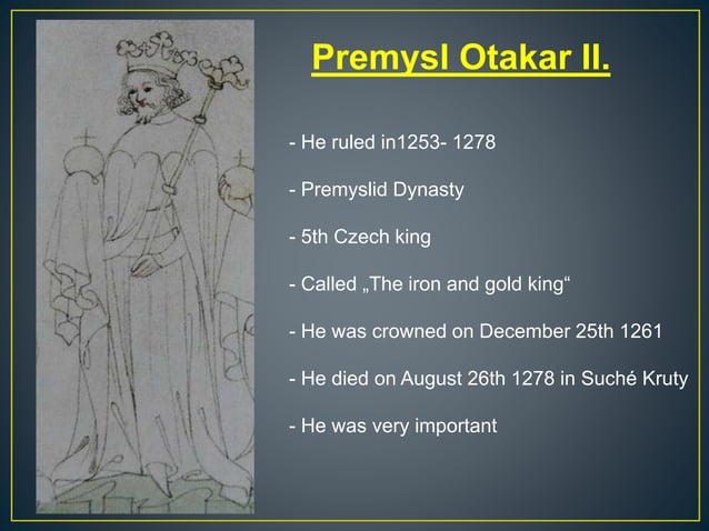 Age of Premyslid Dynasty | PPT