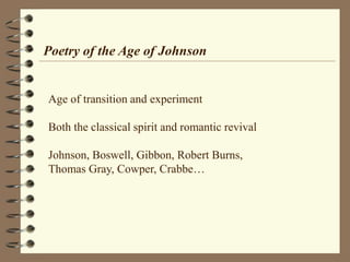 Age of samuel johnson | PPTX