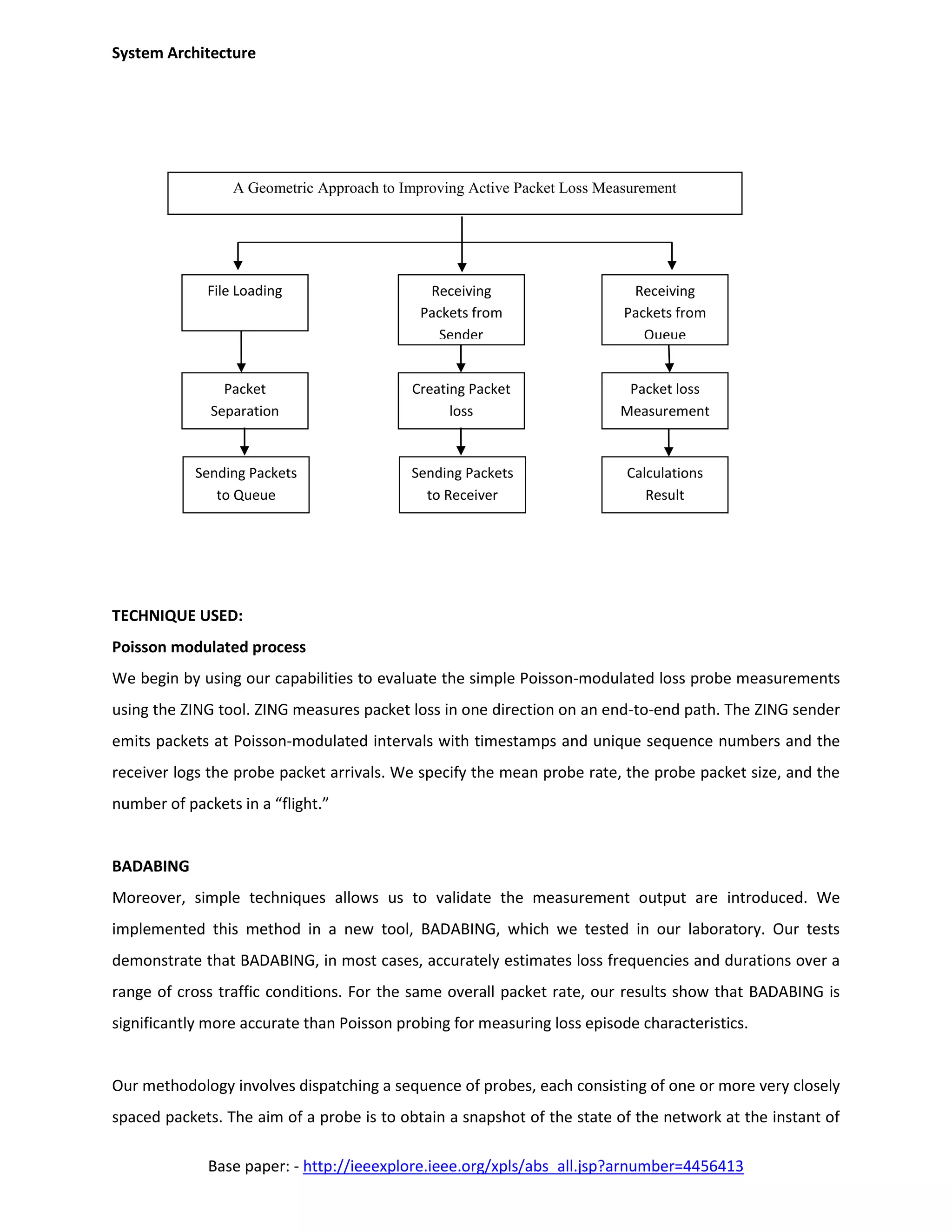 A geometric approach to improving active packet loss measurement | PDF