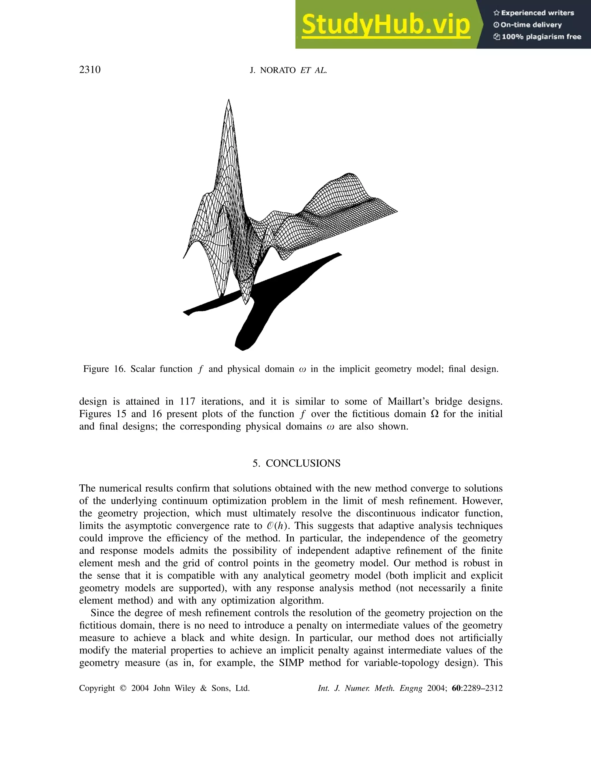 A Geometry Projection Method For Shape Optimization | PDF