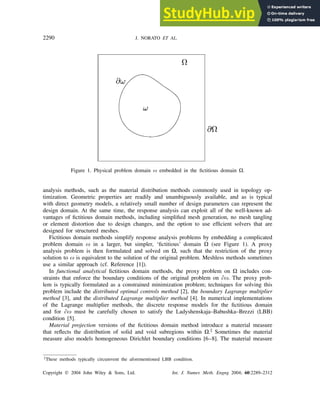 A Geometry Projection Method For Shape Optimization | PDF