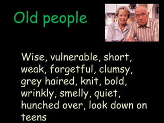 Stereotypes in Age Powerpoint | PPTX