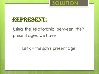 Math Sample Age Problem | PPTX