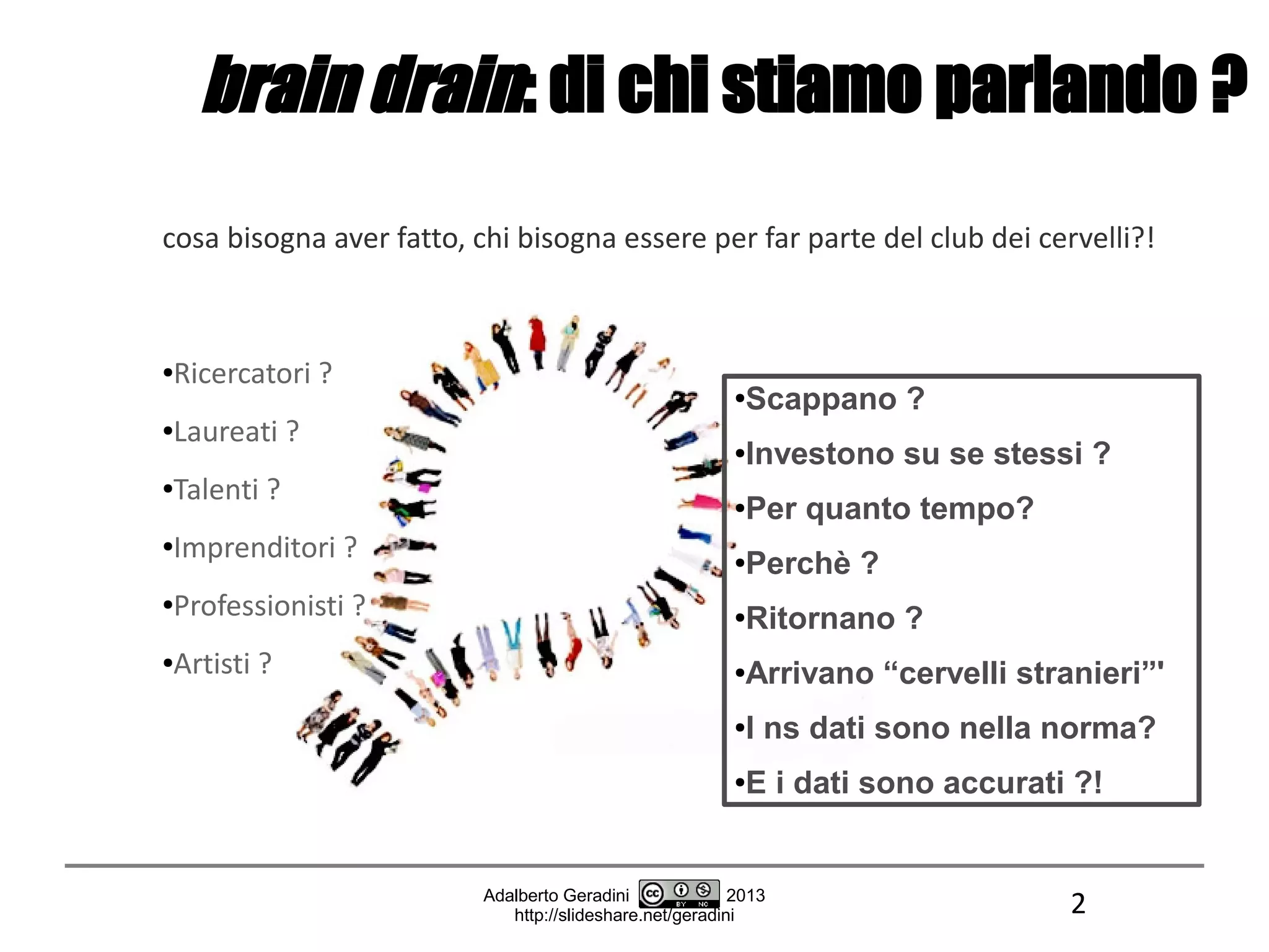 Fuga dei cervelli | PDF | Resume Writing and Advice | Job Search