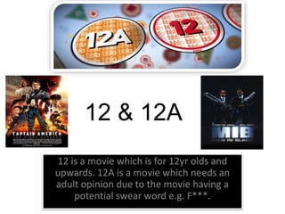 Age rating in movies | PPT