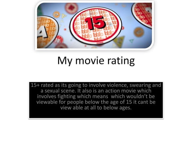 Age rating in movies | PPT