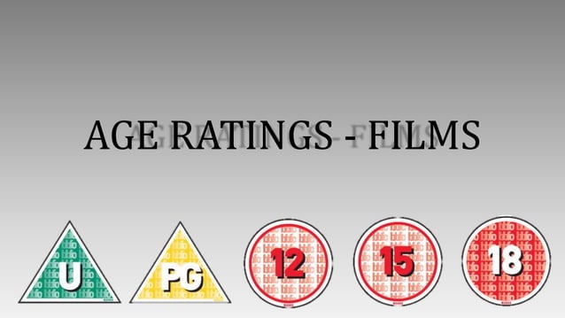 Age ratings | PPT