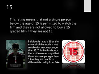 Age ratings for films | PPTX