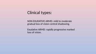 AGE REALTED MACULAR DEGENERATIONs. pptxx | PPTX