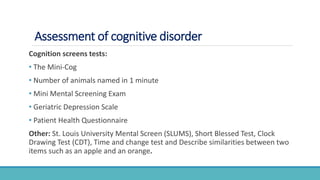 Age related changes in cognition | PPTX