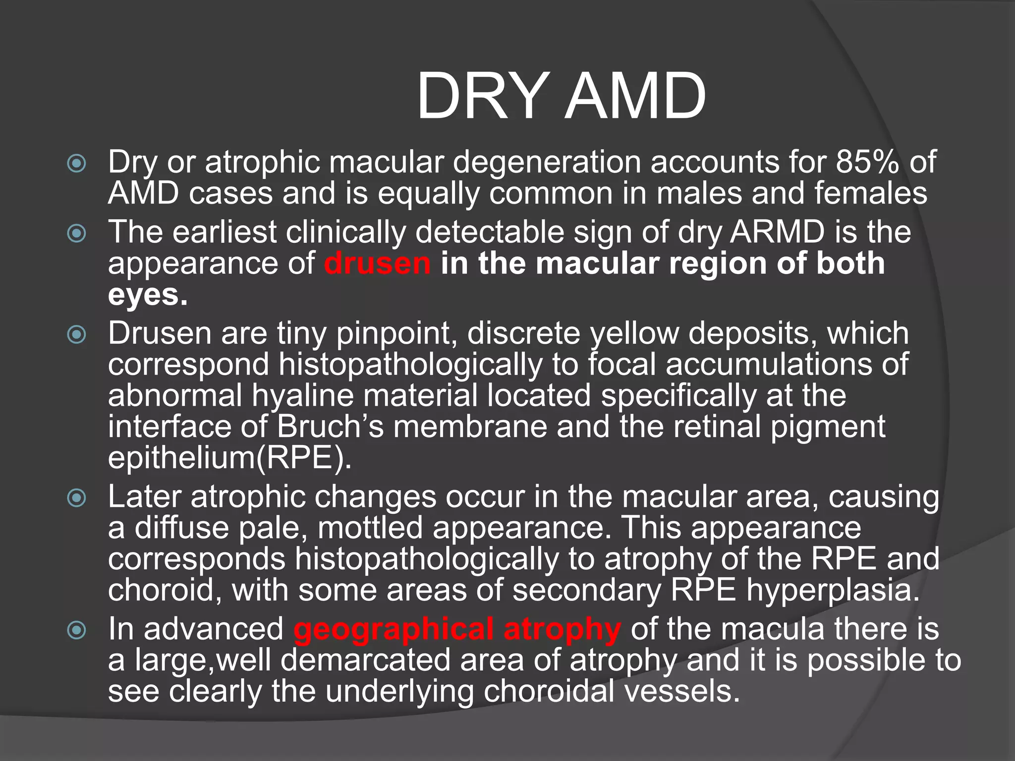 Age related macular degeneration ( | PPTX