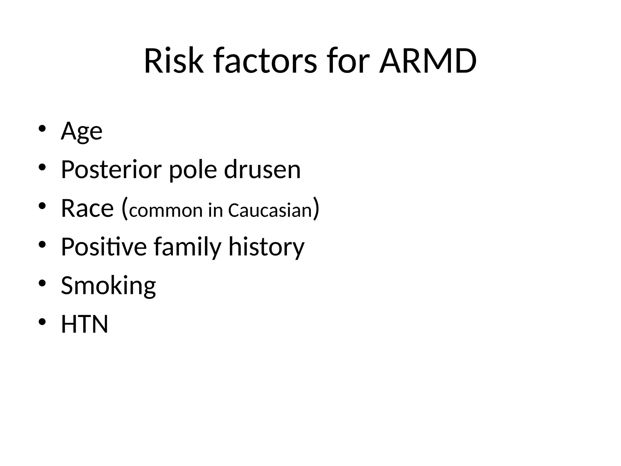 Age Related Macular Degeneration (ARMD).pptx