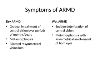 Age Related Macular Degeneration (ARMD).pptx