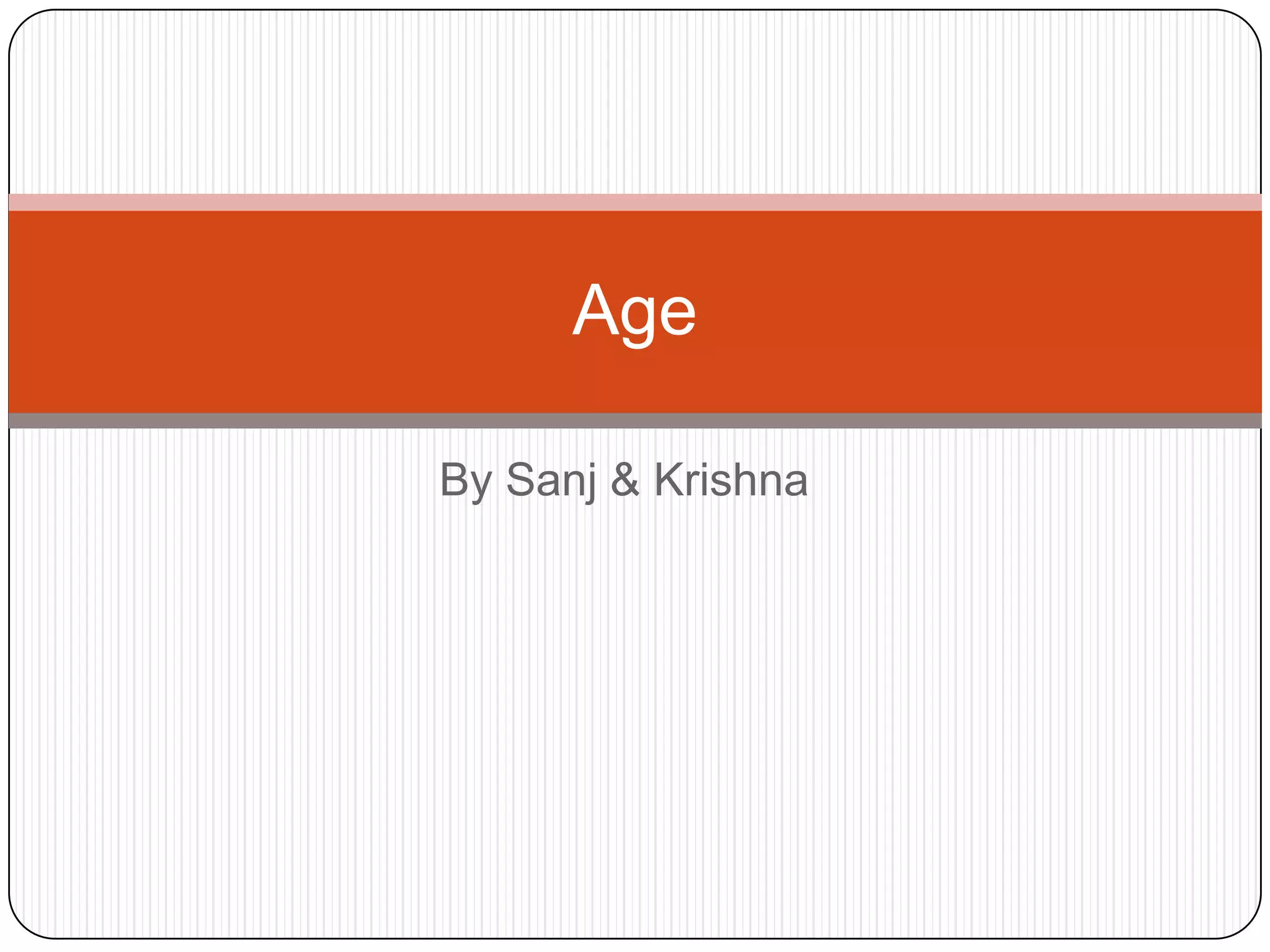 Stereotypes - Age representation | PPTX