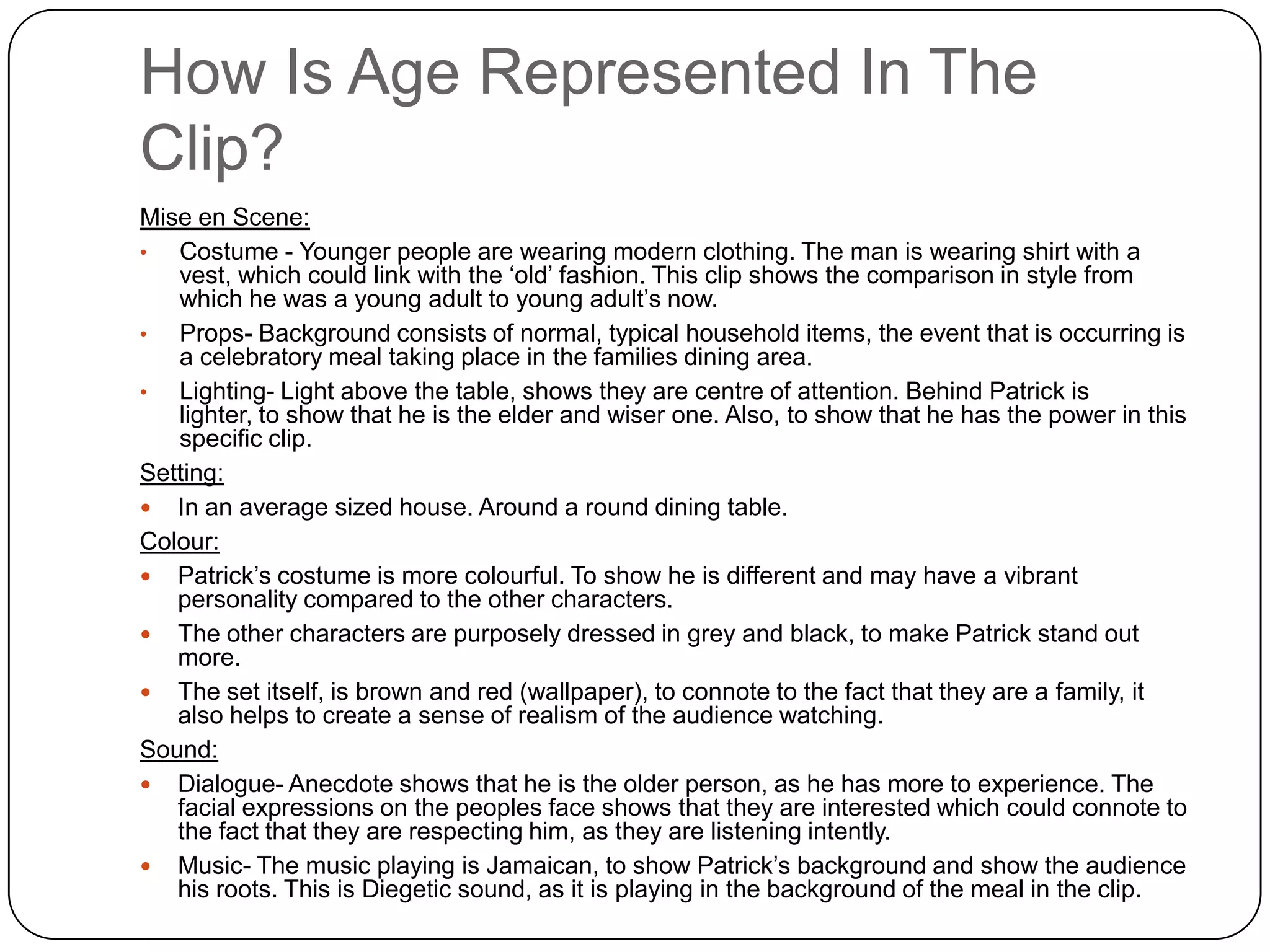 Stereotypes - Age representation | PPTX