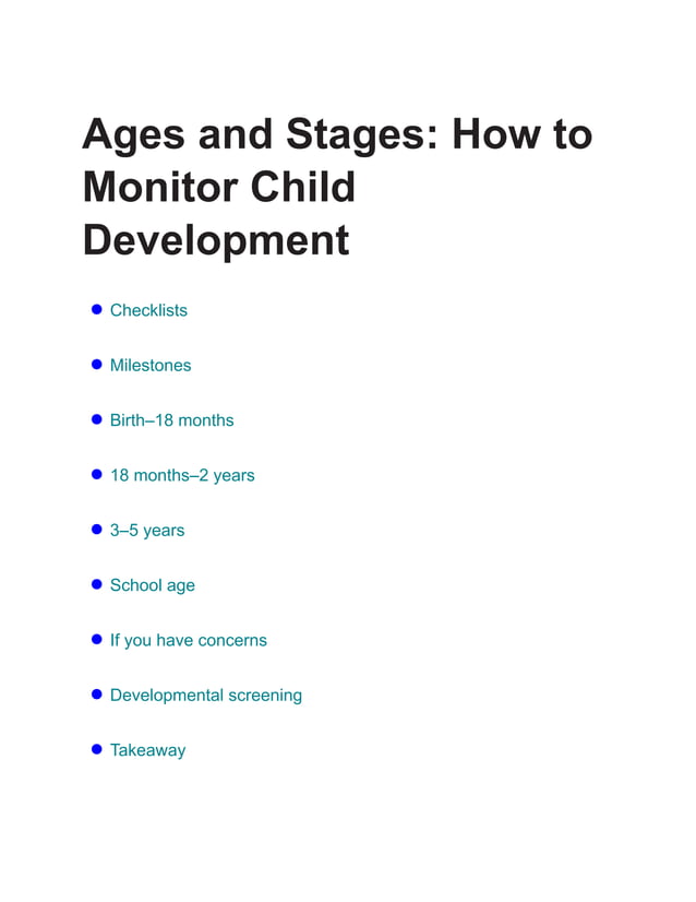 How Do Parents Monitor Their Child’S Development? – JYPFOI