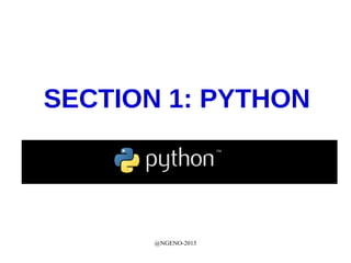 AGES Presentation on Web, Python, Django and GeoServer | ODP