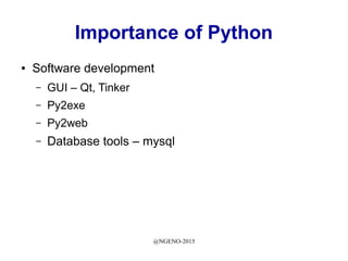 AGES Presentation on Web, Python, Django and GeoServer | ODP