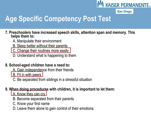 Age specificcompetency 2 | PPT
