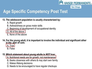 Age specificcompetency 2 | PPT