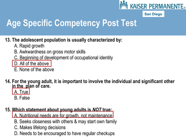 Age specificcompetency 2 | PPT