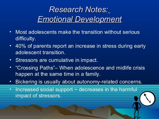 Emotional Development Adolescence